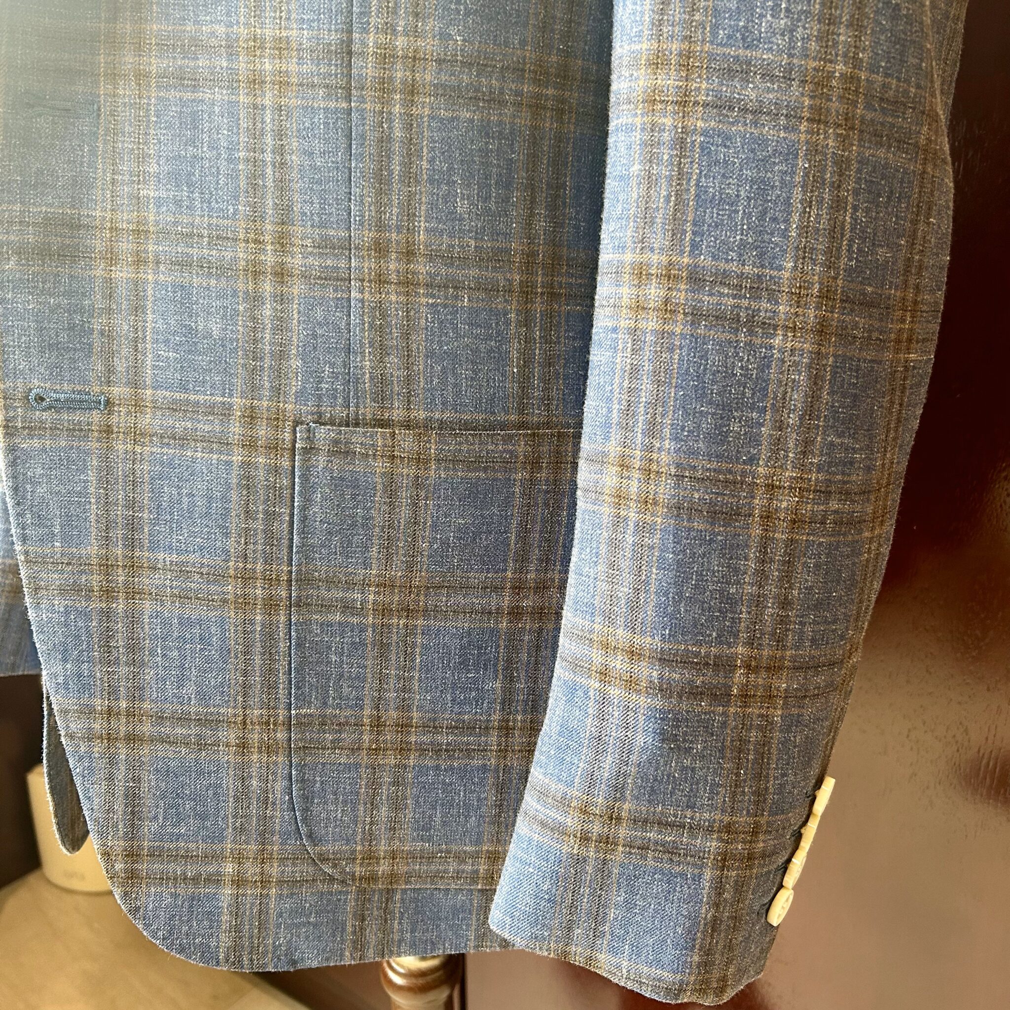 お仕立て紹介“Harrisons INDIGO” ｜ 紳士服オーダーの専門店 紳士服松崎