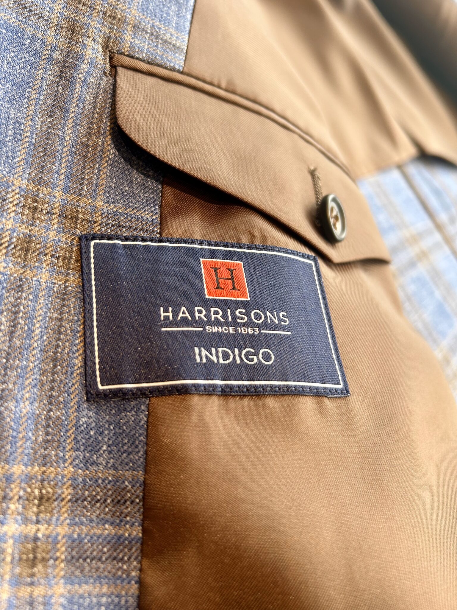 お仕立て紹介“Harrisons INDIGO” ｜ 紳士服オーダーの専門店 紳士服松崎